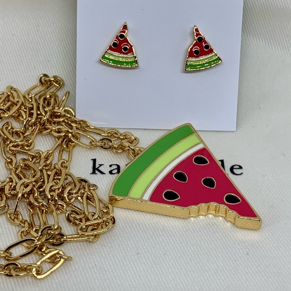 kate spade | Jewelry | Kate Spade Watermelon Slice Set | Poshmark